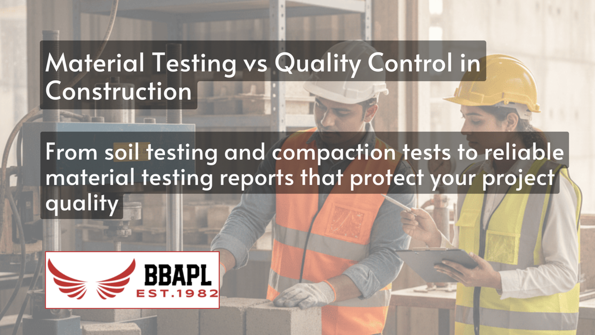 Material Testing vs Quality Control in Construction Explained